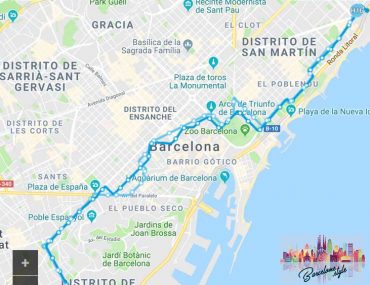 Bus rapide de Barcelone : plan horaire lignes