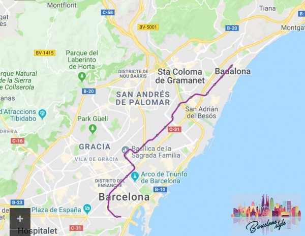 Metro Barcelone lignes plan horaires