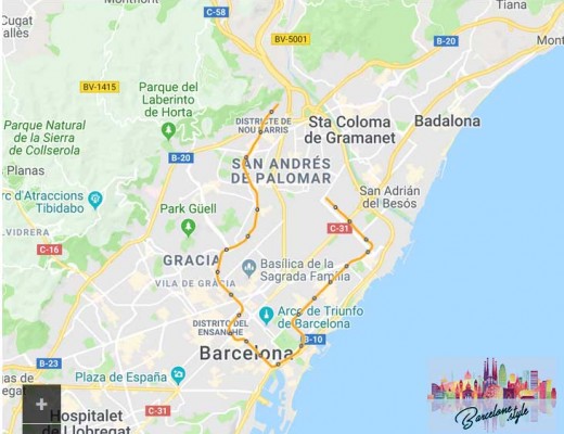 Metro Barcelone lignes plan horaires